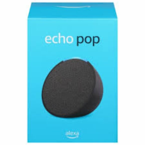Amazon | Portable Audio & Video | Brand New Amazon Echo Pop Charcoal ...
